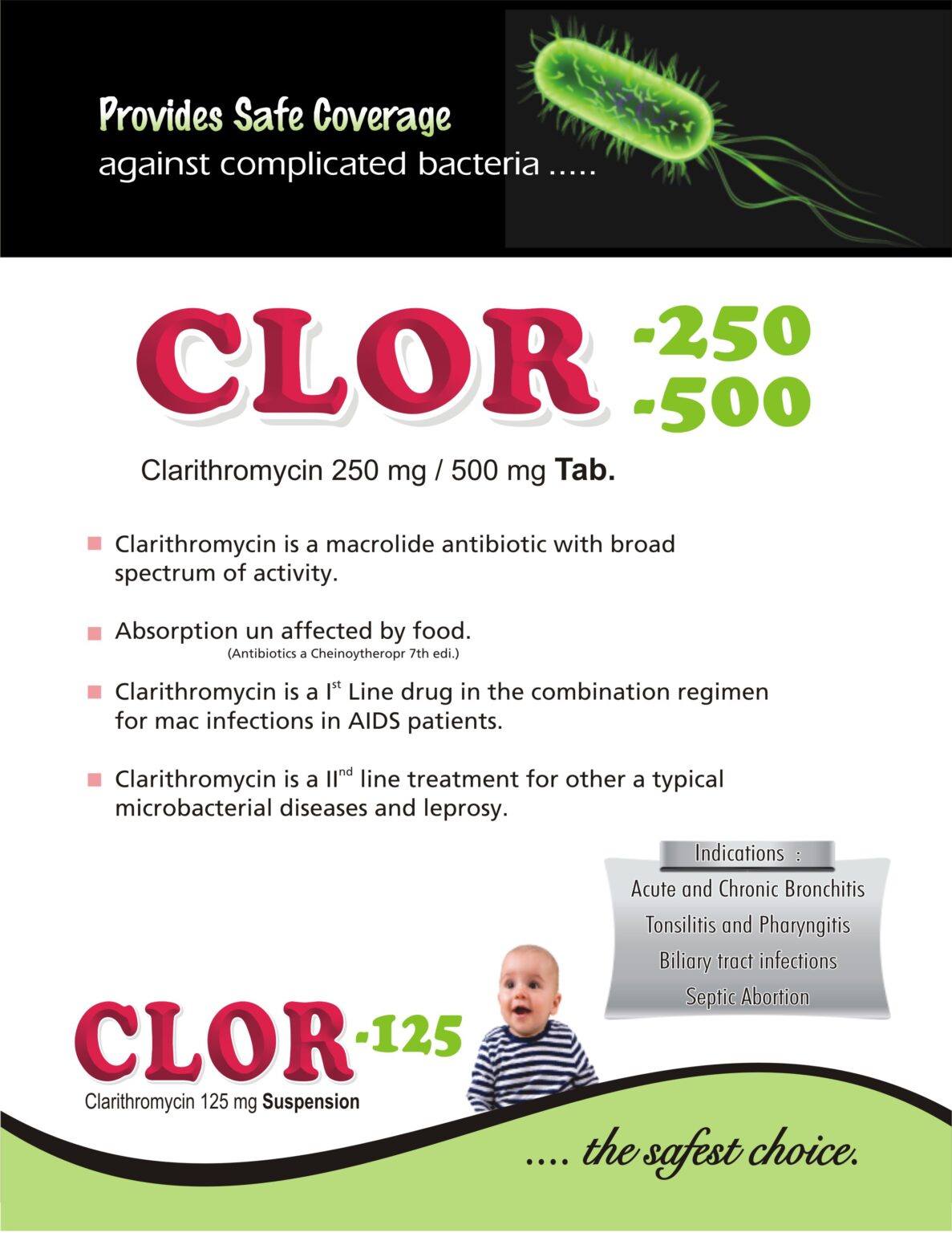 Clor | Clarithromycin Tablets