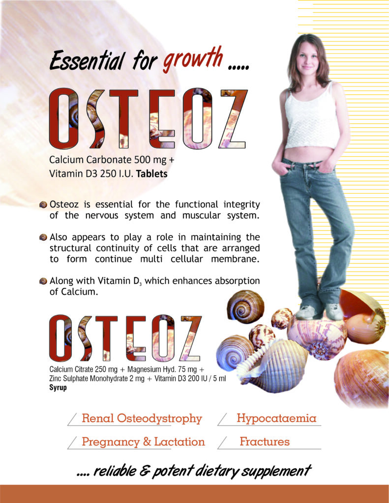 Osteoz | Cholecalciferol Vit.d3 60000 IU Softgel Capsules