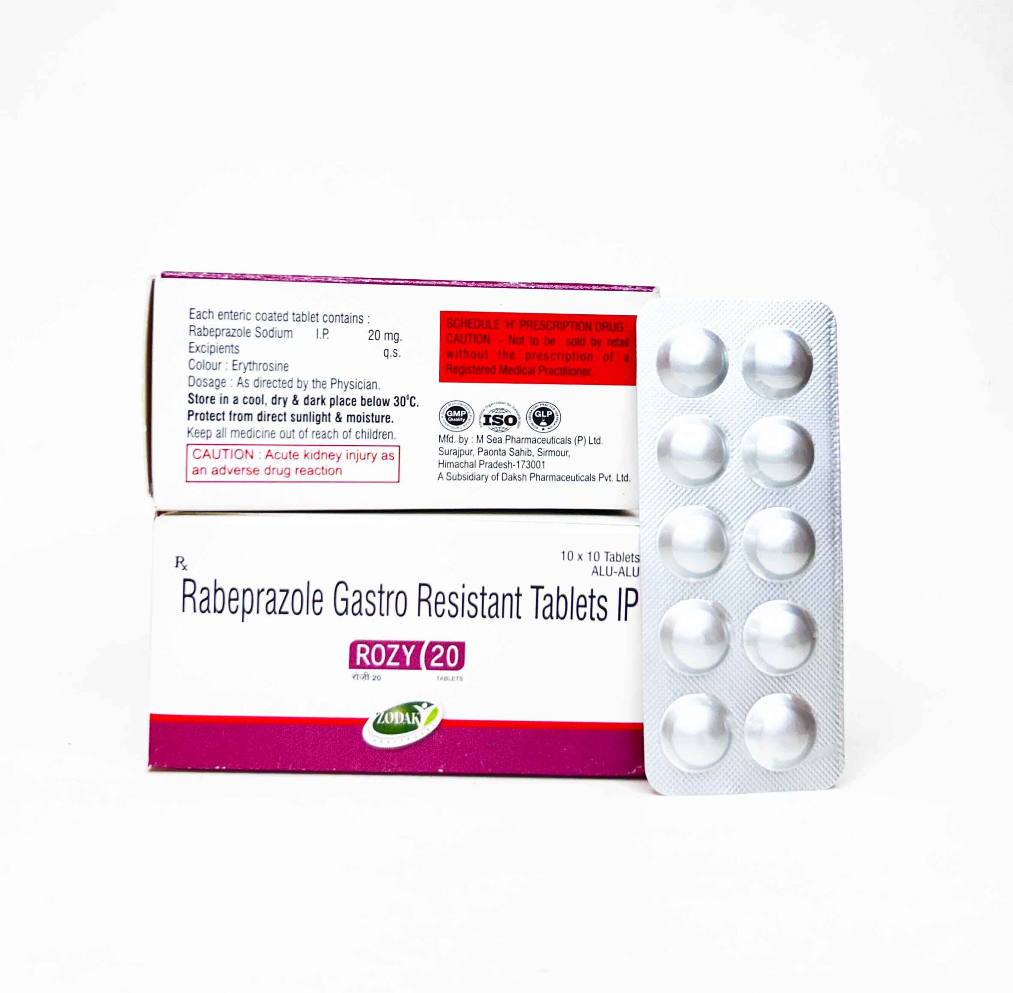 Rozy | Rabeprazole Sodium 20 mg Tablets