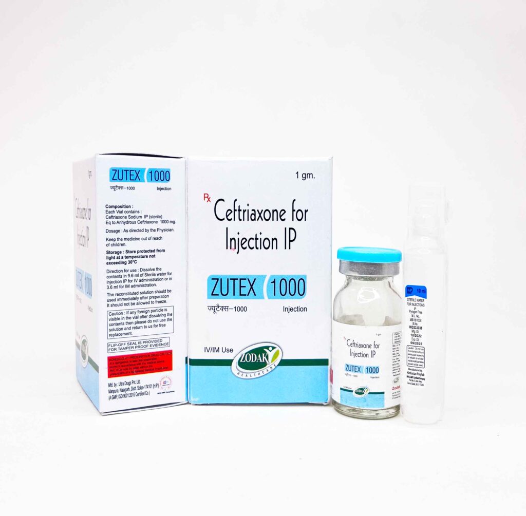Zutex Injection | Ceftriaxone Injections